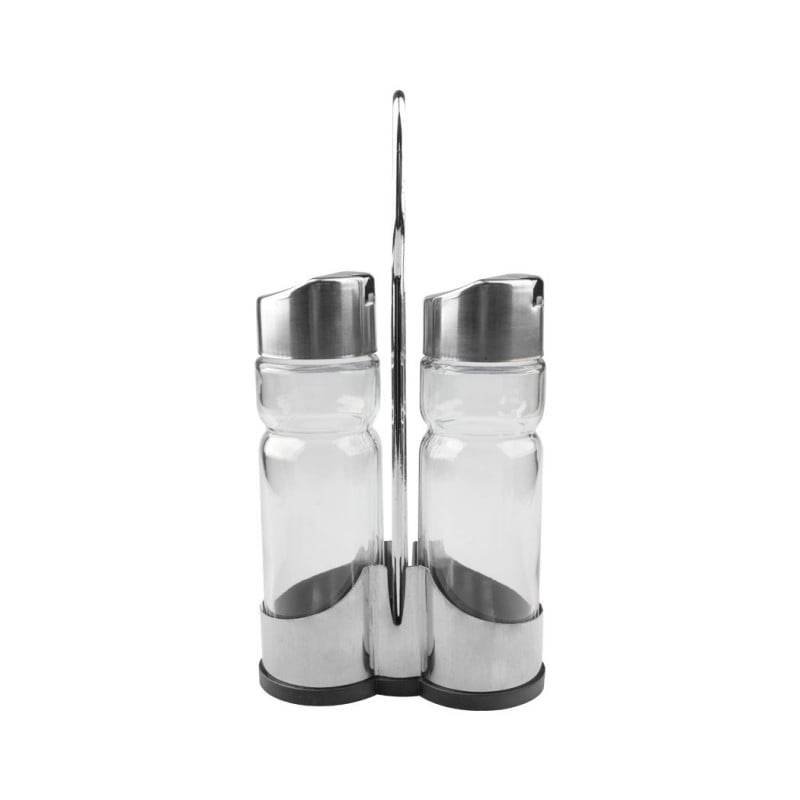 Alcuza 2 Frascos 408 Acero Inoxidable Dussel