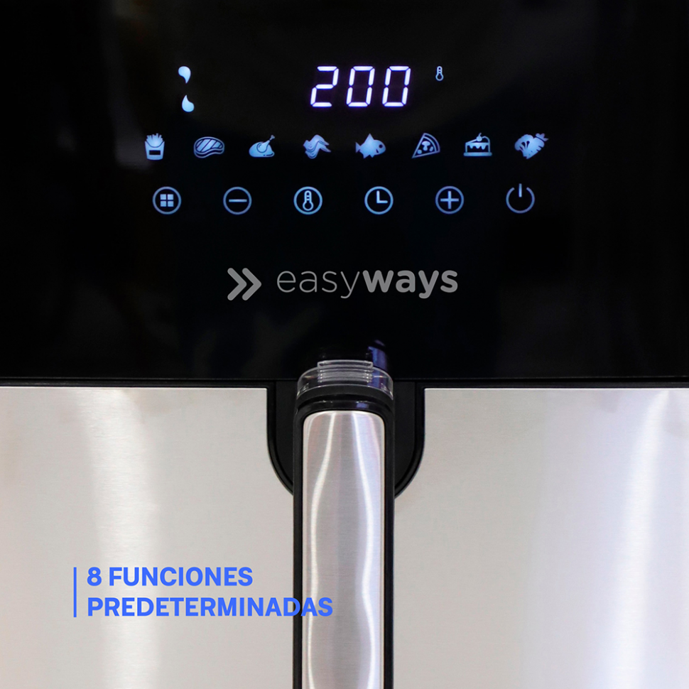 Freidora de Aire Air Fryer XL 6,2L EasyWays|Cyber El Volcán
