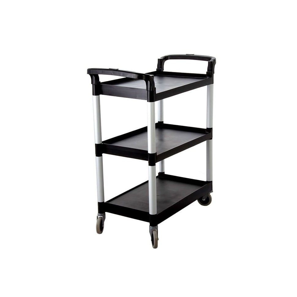 Carro para Bandejas 3 Divisiones Negro Cambro | El Volcán