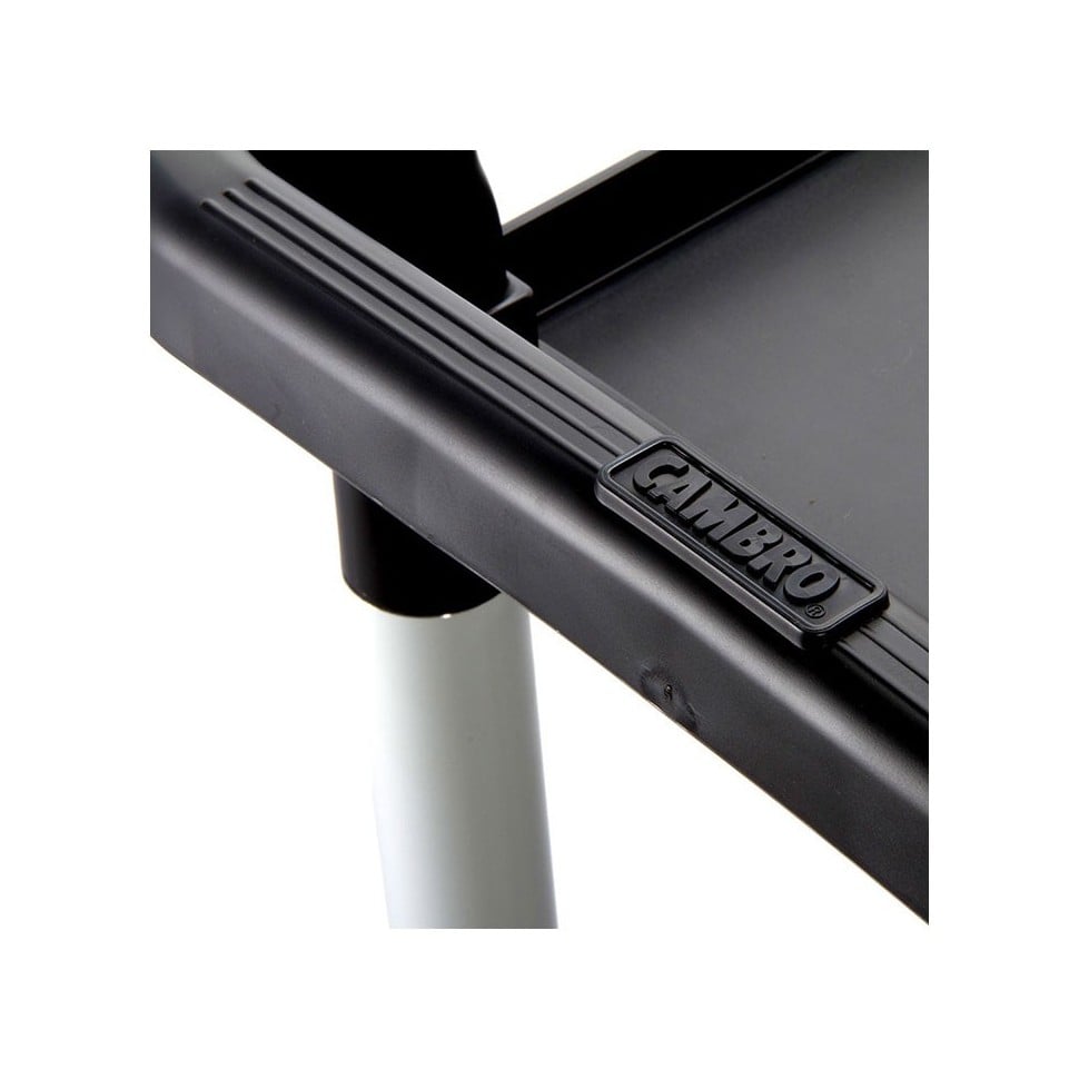 Carro para Bandejas 3 Divisiones Negro Cambro | El Volcán