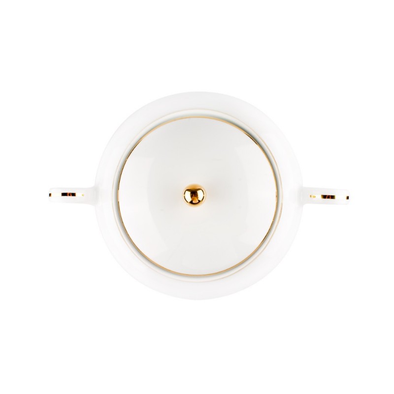 Sopera con Tapa Filete Oro Limoges | El Volcan