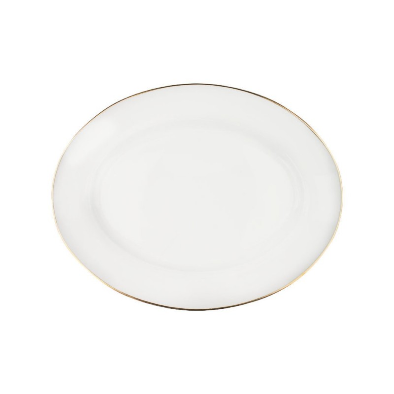 Azafate Ovalado 40cm Filete Oro Limoges