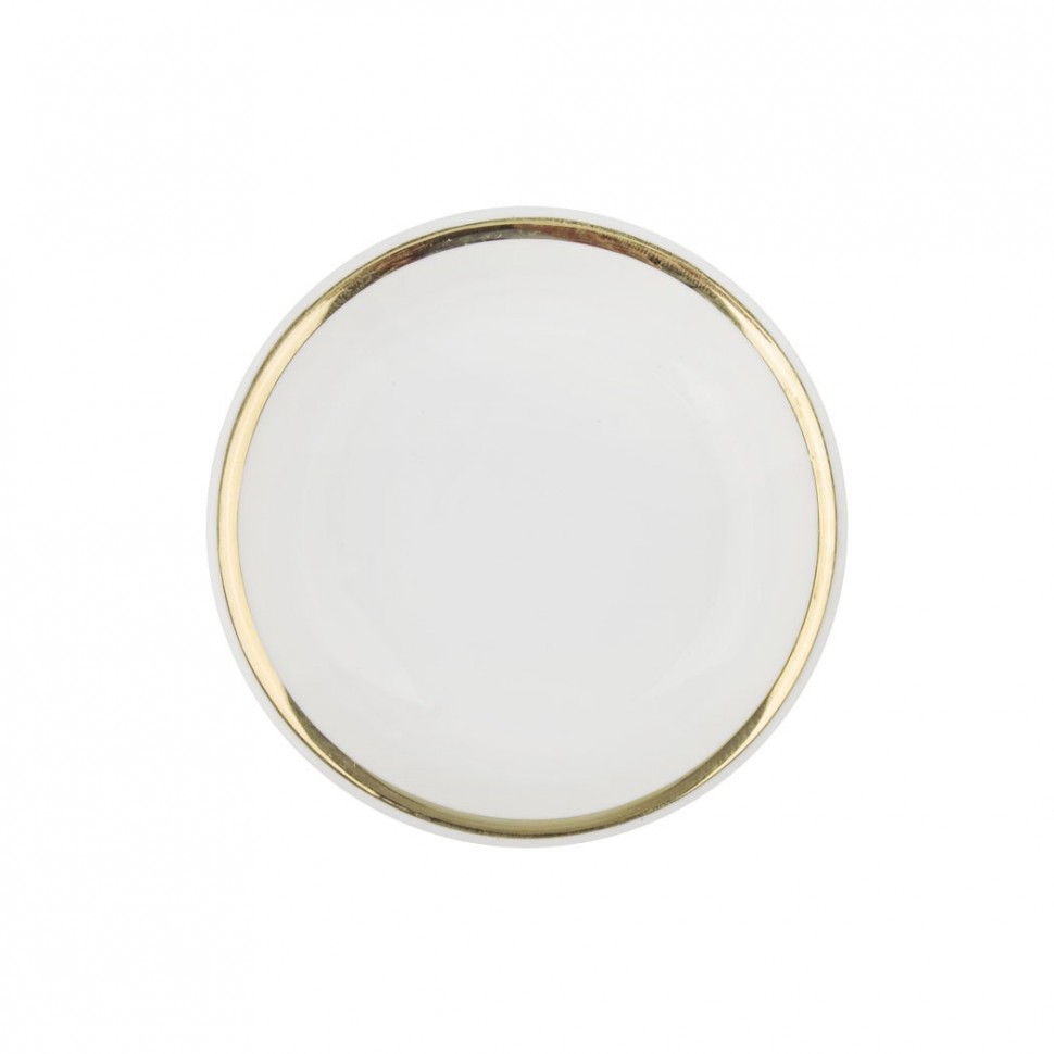 Platillo Mantequilla 8cm Filete Oro Limoges | El Volcan