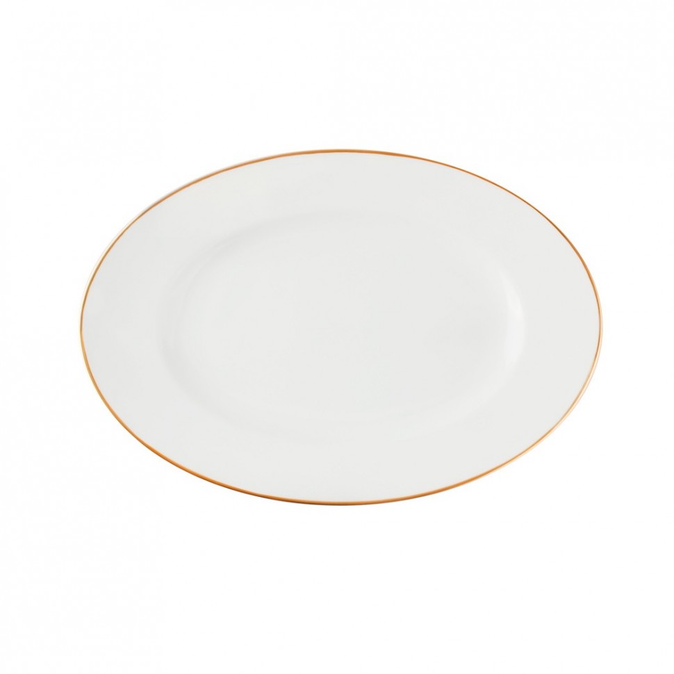 Azafate ovalado 35cm filete oro Limoges