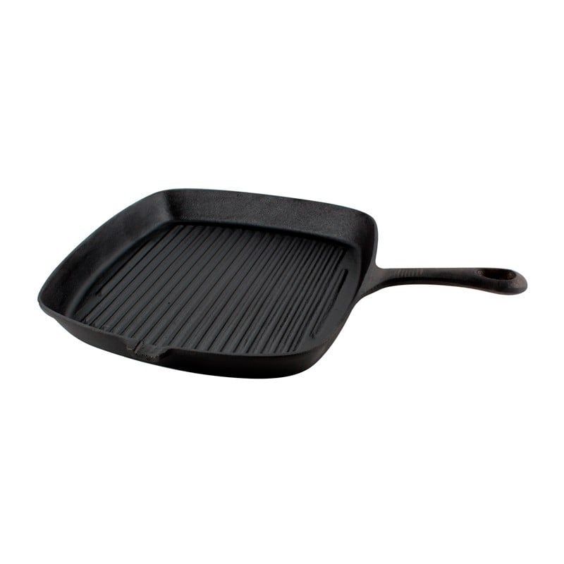 Sartén Grill Hierro Fundido 26 cm Lugano | El Volcán