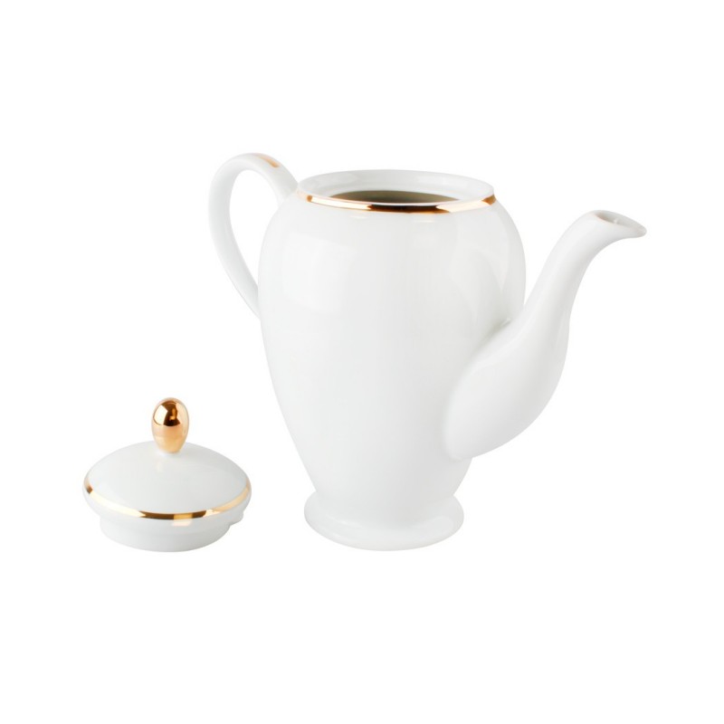 Cafetera con Tapa Filete Oro Limoges | El Volcan