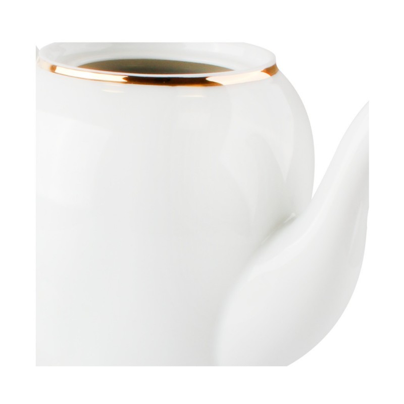 Cafetera con Tapa Filete Oro Limoges | El Volcan